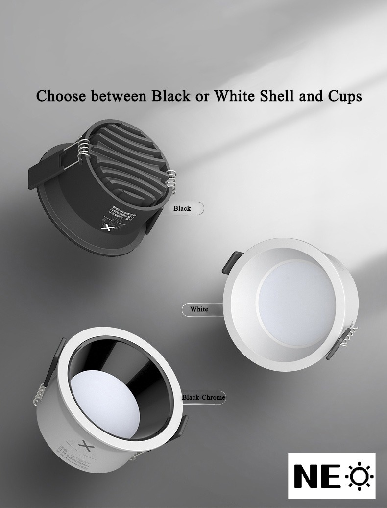 LuminaGlow - Smart Recessed Downlight - NeoLumina