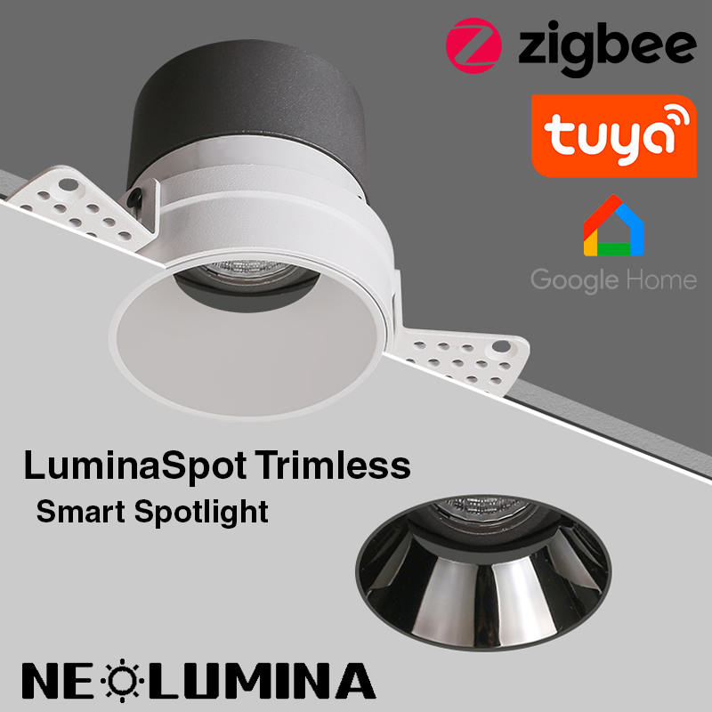 LuminaSpot Trimless - Smart Recessed Spotlight - NeoLumina