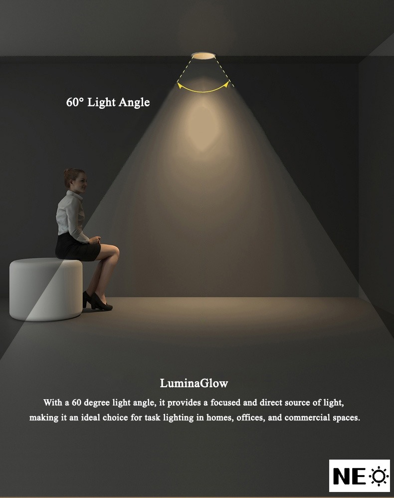 LuminaGlow - Smart Recessed Downlight - NeoLumina